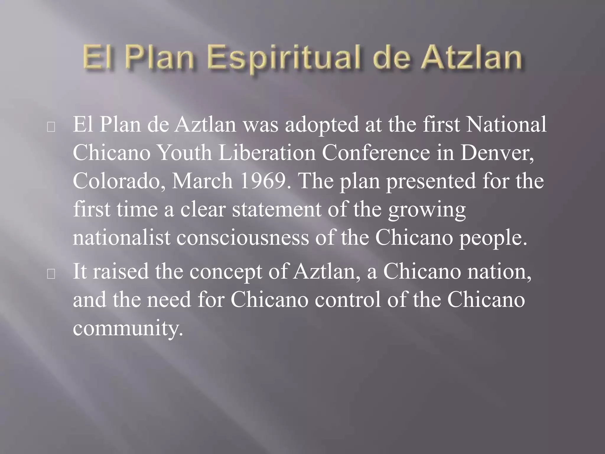 Chican@ activist groups | PPTX