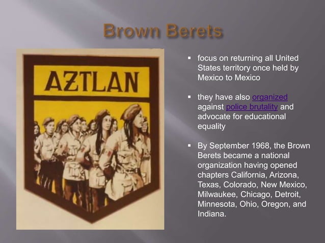 Chican@ activist groups | PPTX