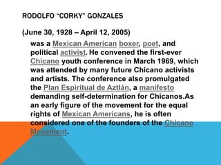 Chican@ activist groups | PPTX