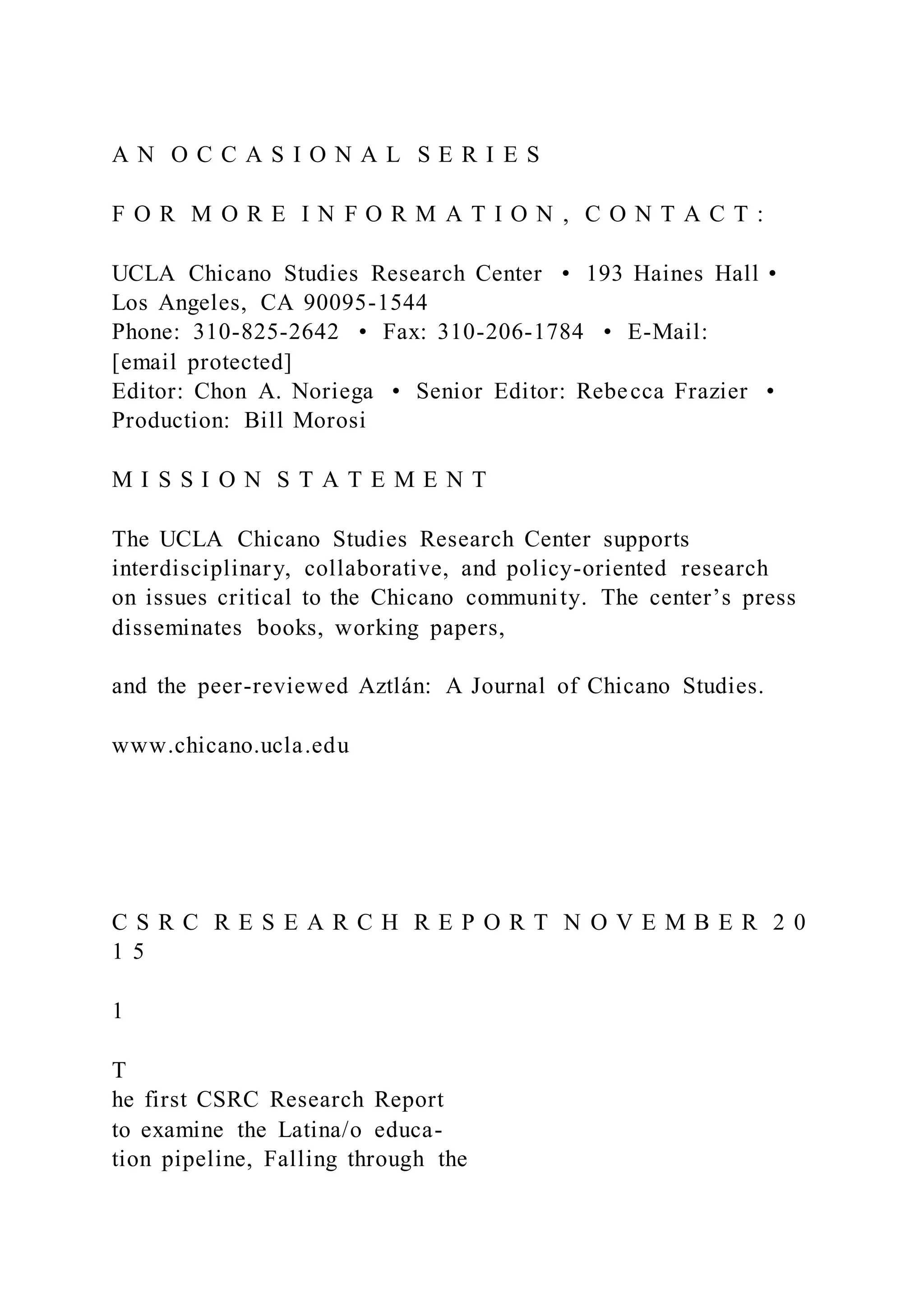 CHICANA FEMINIST THOUGHTTHE BASIC HISTORICAL WRITINGS | DOCX