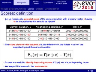Efficient Hill Climber for Multi-Objective Pseudo-Boolean Optimization ...