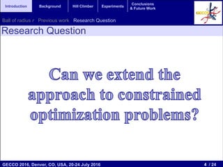 Efficient Hill Climber for Constrained Pseudo-Boolean Optimization ...