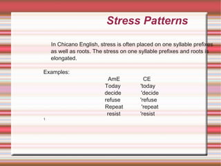 Chicano english | PPT