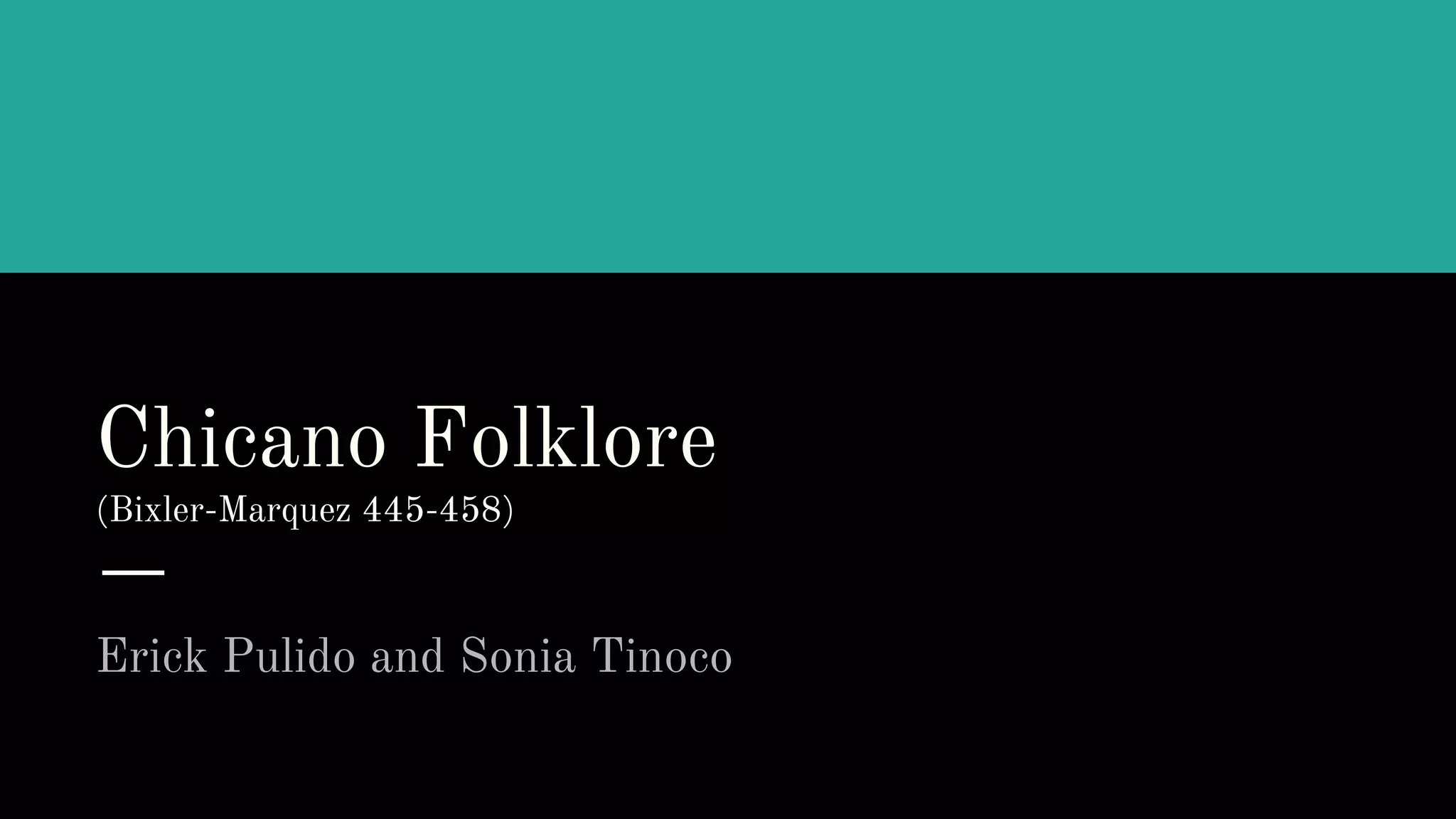 Chicano Folklore | PDF