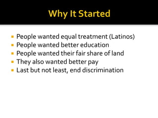 Chicano movement | PPTX