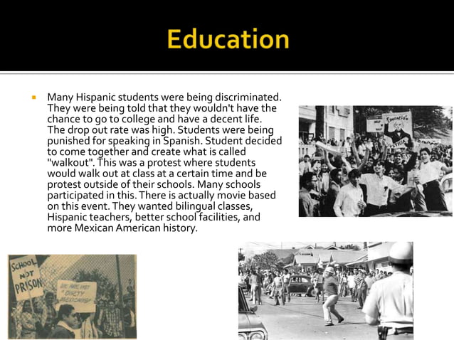 Chicano movement | PPTX | Education