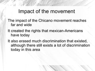 Chicano Movement Power Point. 1 | ODP