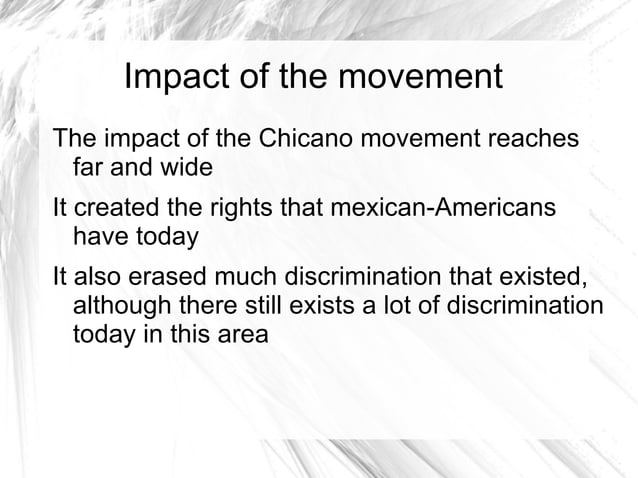 Chicano Movement Power Point. 1 | ODP