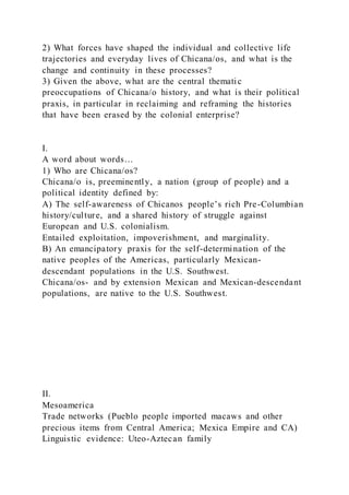 Chicano Studies 168Dr. Raúl Moreno CamposUCSB | DOCX