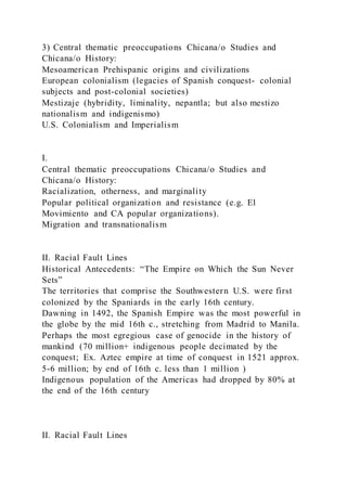 Chicano Studies 168Dr. Raúl Moreno CamposUCSB | PDF