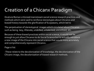 Chican x studies as a Discipline | PPT