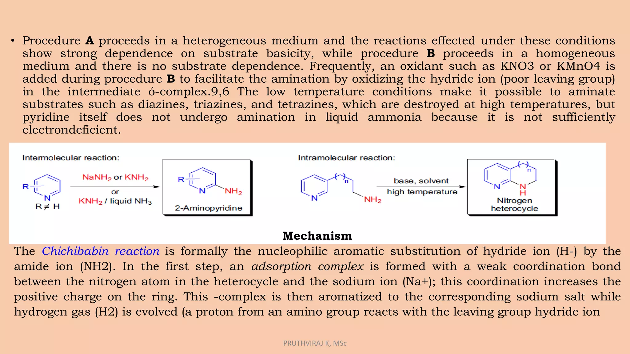 Chichibabin Reaction | PPTX