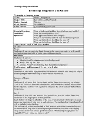 Chichportich tech unit_outline | DOC