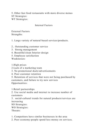 Chick-fil-A Analysis Internal Factors.docx