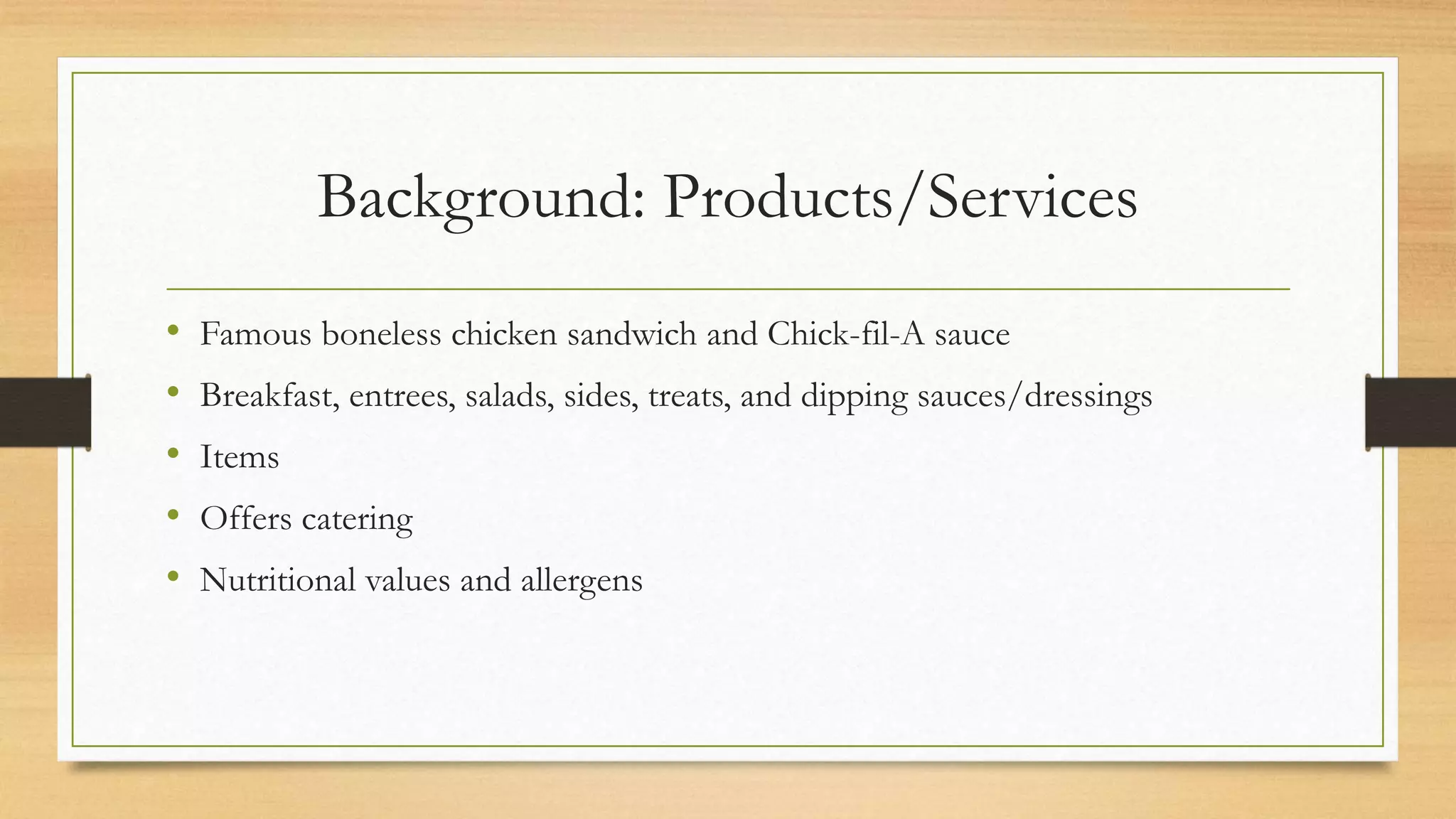 Chick-fil-A Case Study Powerpoint | PPTX