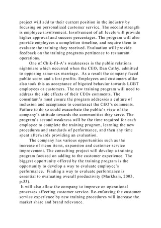 Chick-fil-A Training Program DevelopmentRunning head .docx