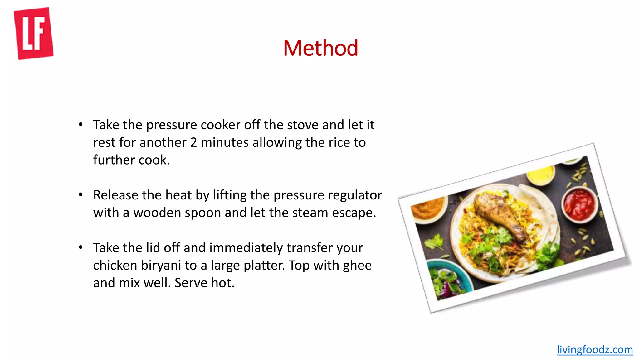 Chicken Biryani Recipe | PPTX