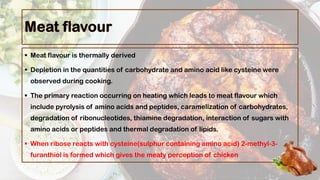 Chicken flavour maillard reaction | PPTX