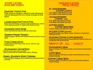 Chicken Lickins Presentation Bk | PPTX