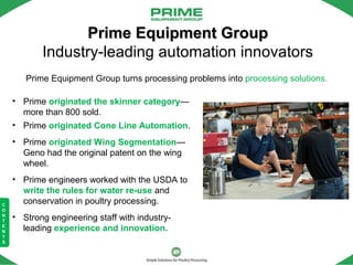 Prime Equipment Group - Chicken Processing Equipment | PPT