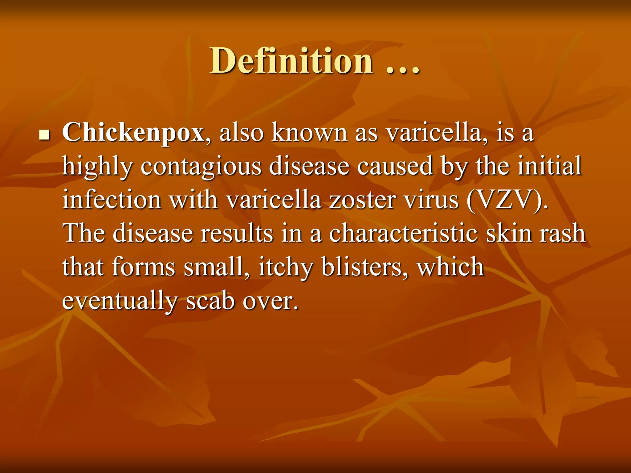 Chicken pox | PDF