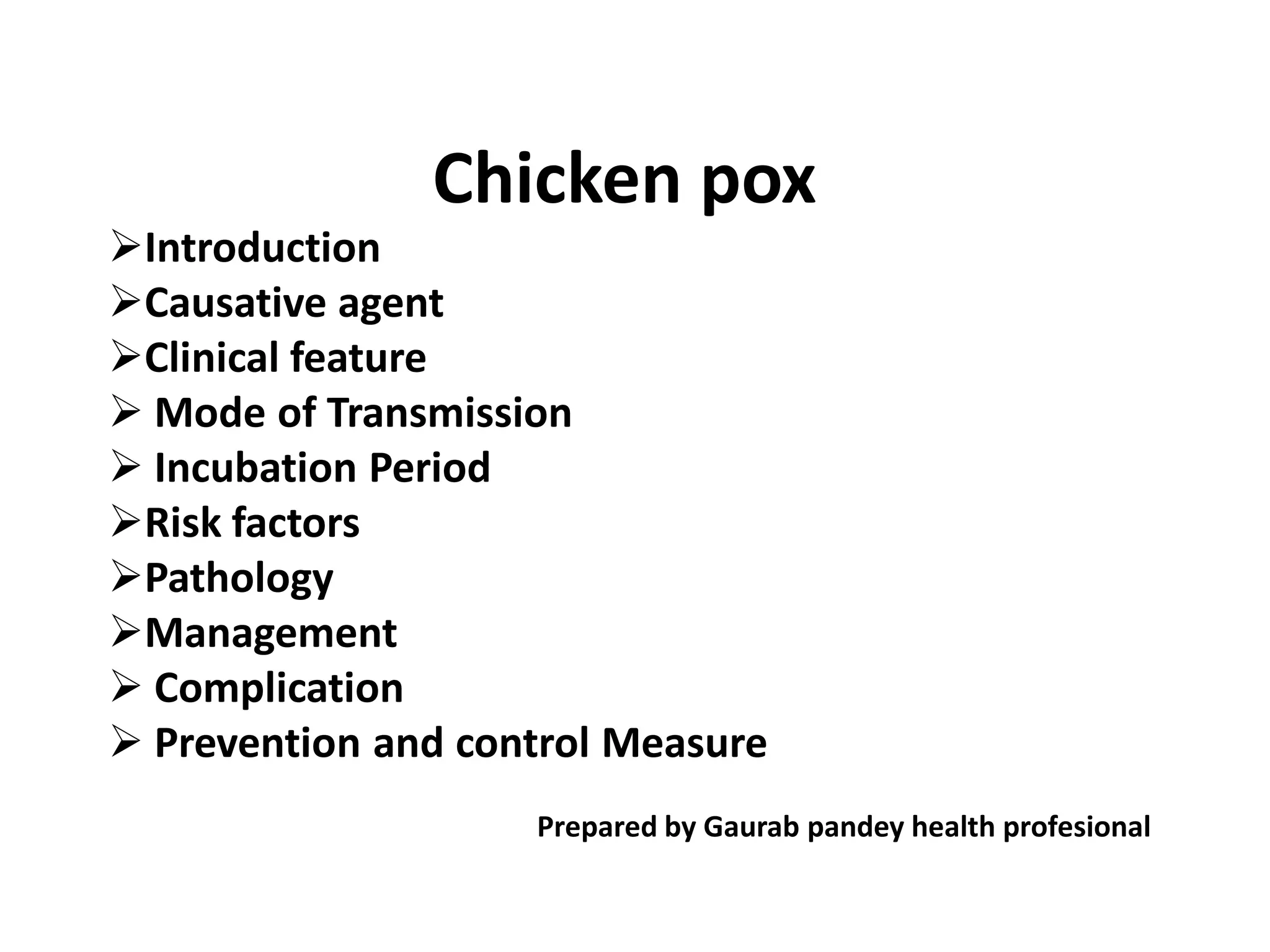 Chicken pox | PDF