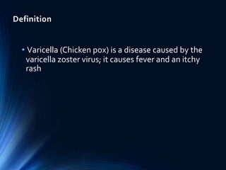 Chickenpox | PPTX