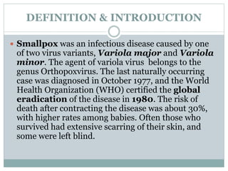 Chickenpox and smallpox | PPTX