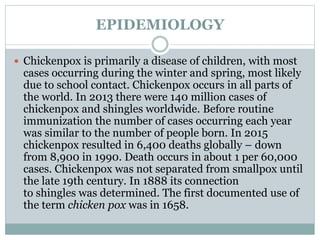 Chickenpox and smallpox | PPTX