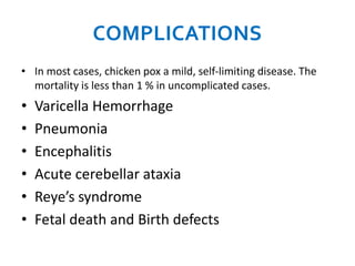 Chicken pox (varicella) | PPTX