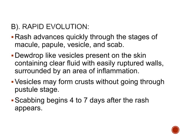 CHICKENPOX (VARICELLA).pptx | Infectious Diseases | Diseases and Conditions