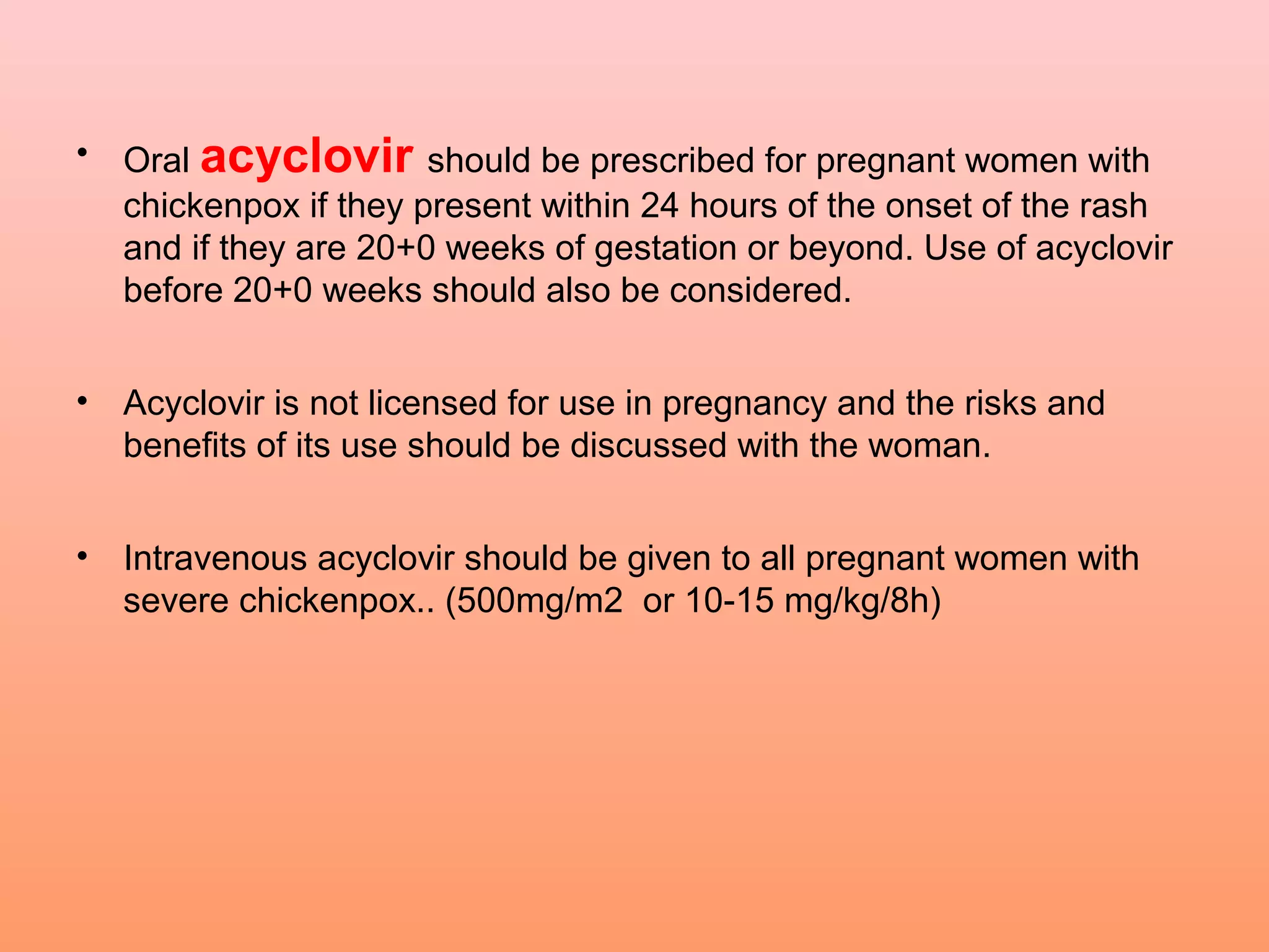 Chickenpox with pregnancy | PPT