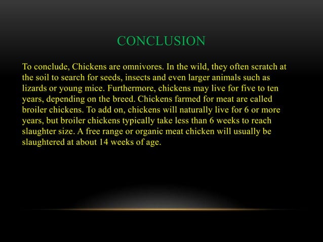 Chicken presentation | PPTX | Birds | Pets