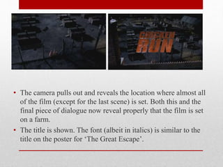 Chicken Run Opening Scene Analysis | PPTX