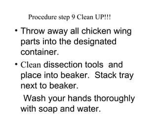 Chicken wing prac hands 0n | PPT
