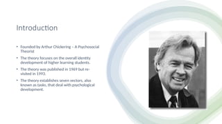 CHICKERING'S THEORY OF IDENTITY DEVELOPMENT.pptx