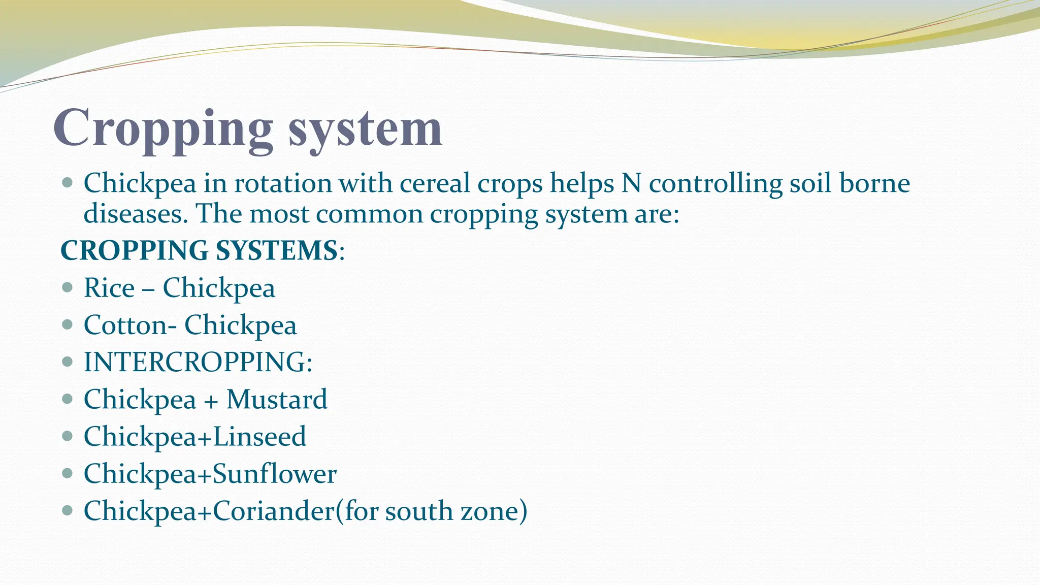 CHICKPEA , classification and production.pptx