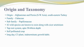 CHICKPEA , classification and production.pptx