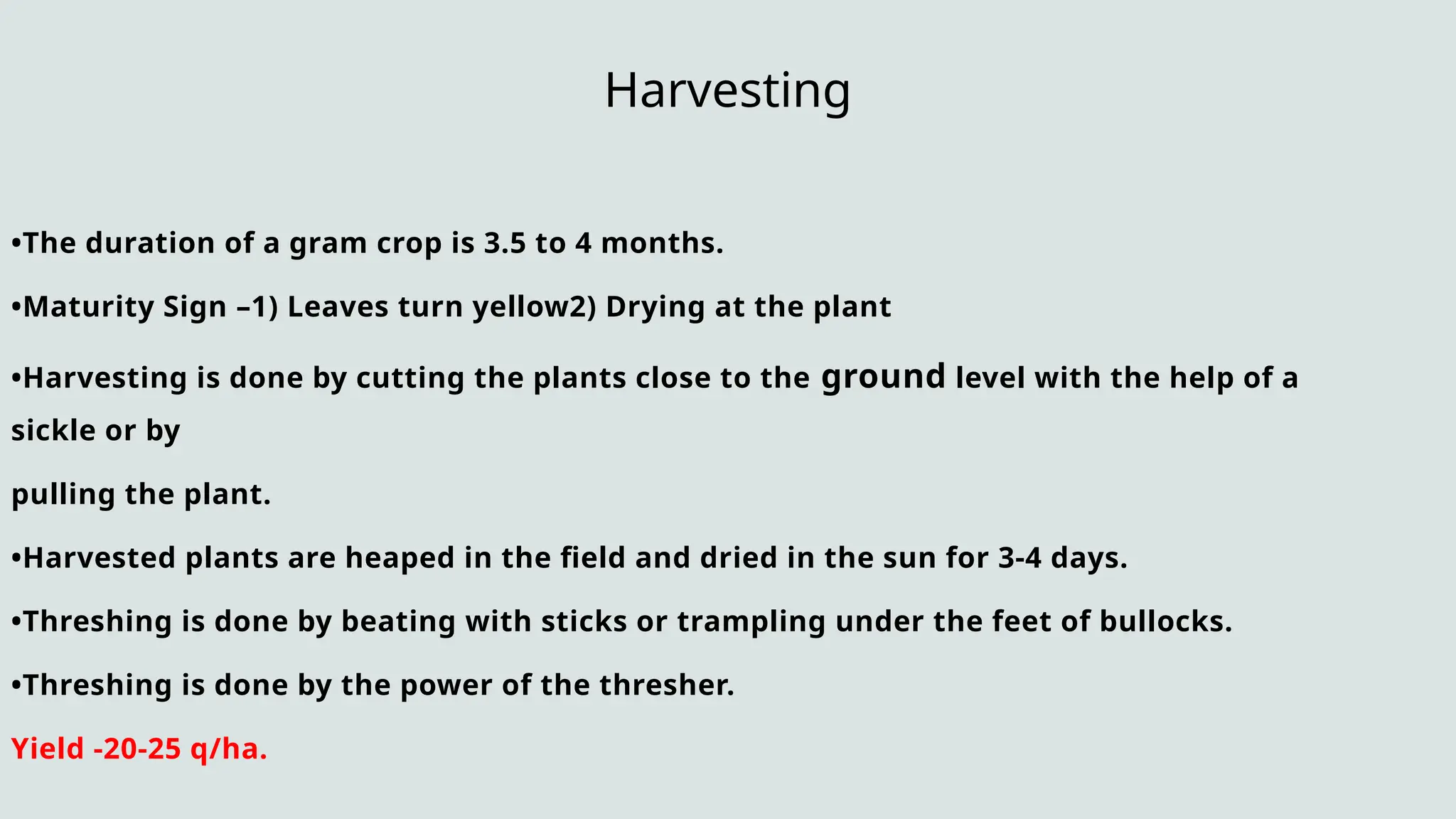 CHICKPEA AGRO-5221 crop production technology | PPTX