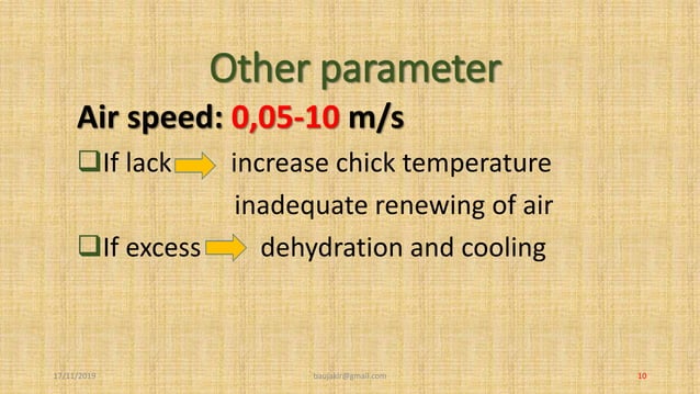 Chick transportation | PPTX