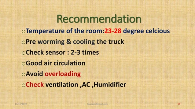 Chick transportation | PPTX