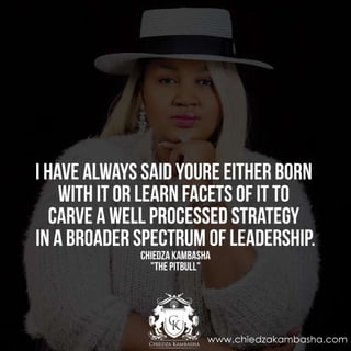 CHIEDZA KAMBASHA QUOTES (ENTREPRENUERSHIP) | PDF