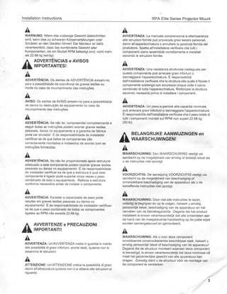 CHIEF - RPA Elite Series Projector Mount - RPM and RPM A-C - Installation Instructions | PDF