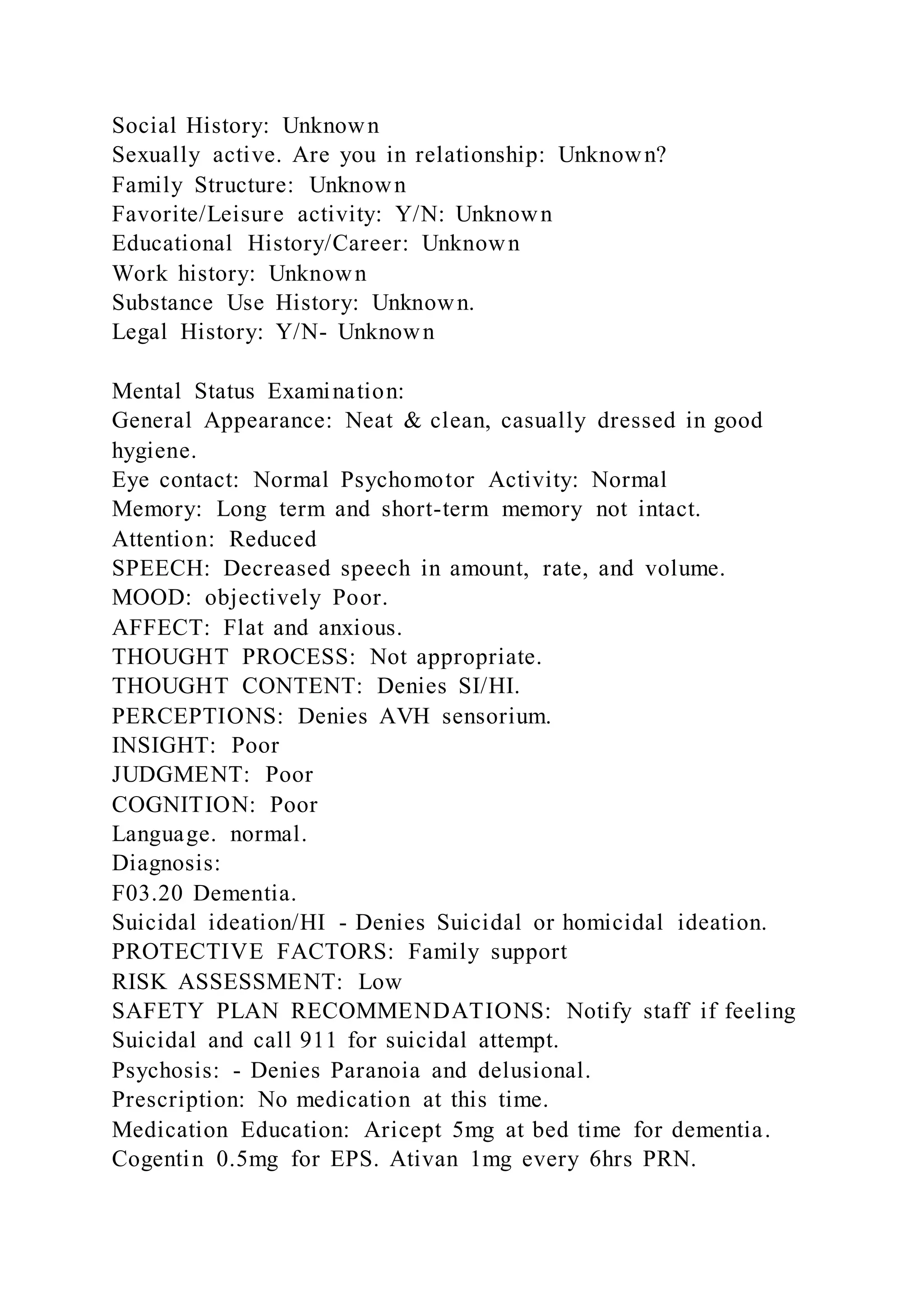Chief Complaint Follow upHistory of Presenting IllnessMr | DOCX