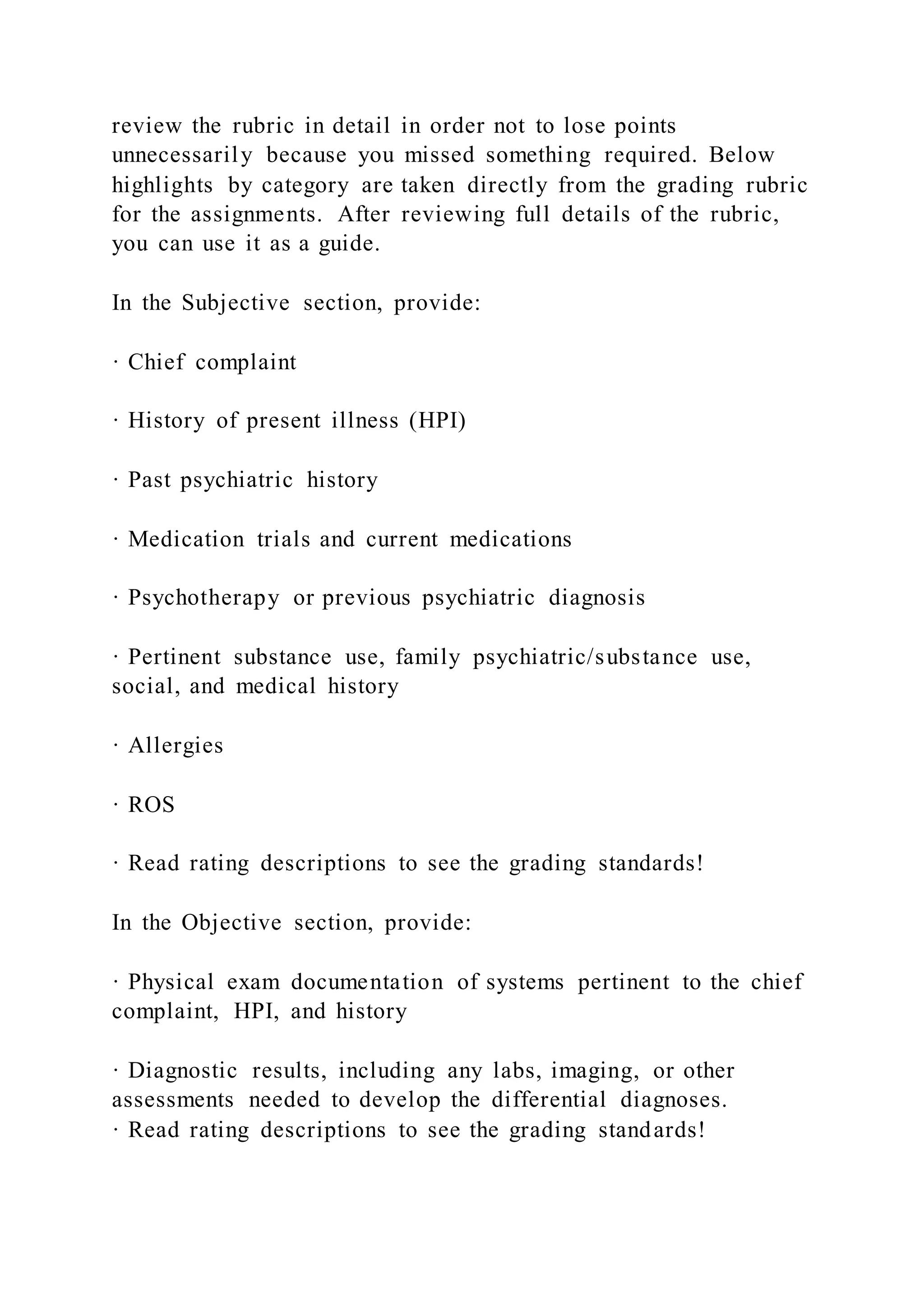 Chief Complaint Follow upHistory of Presenting IllnessMr | DOCX