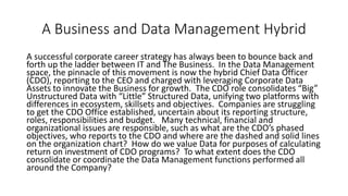 Chief Data Officer (CDO) Organization Roles | PPTX