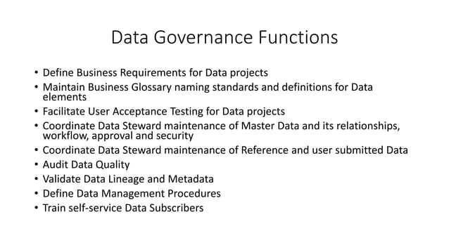 Chief Data Officer (CDO) Organization Roles | PPTX | Information ...
