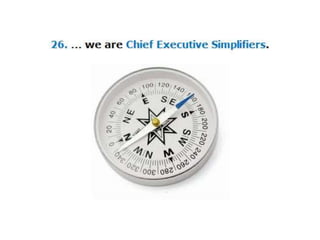 Financial KPIs. Chief Executive Simplifier. | PPSX