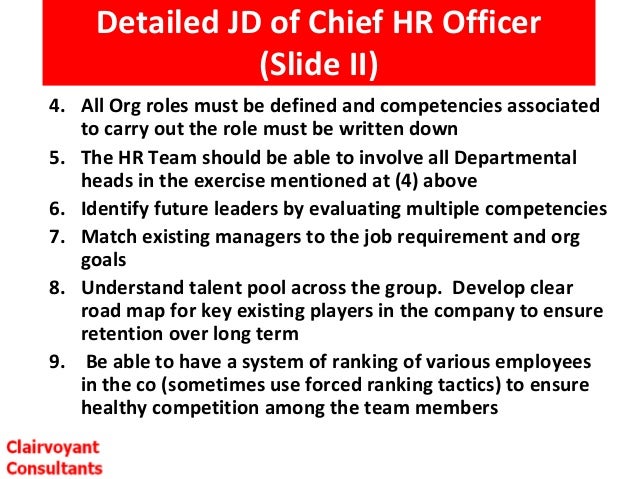 Role of HR Head- Beyond the JD