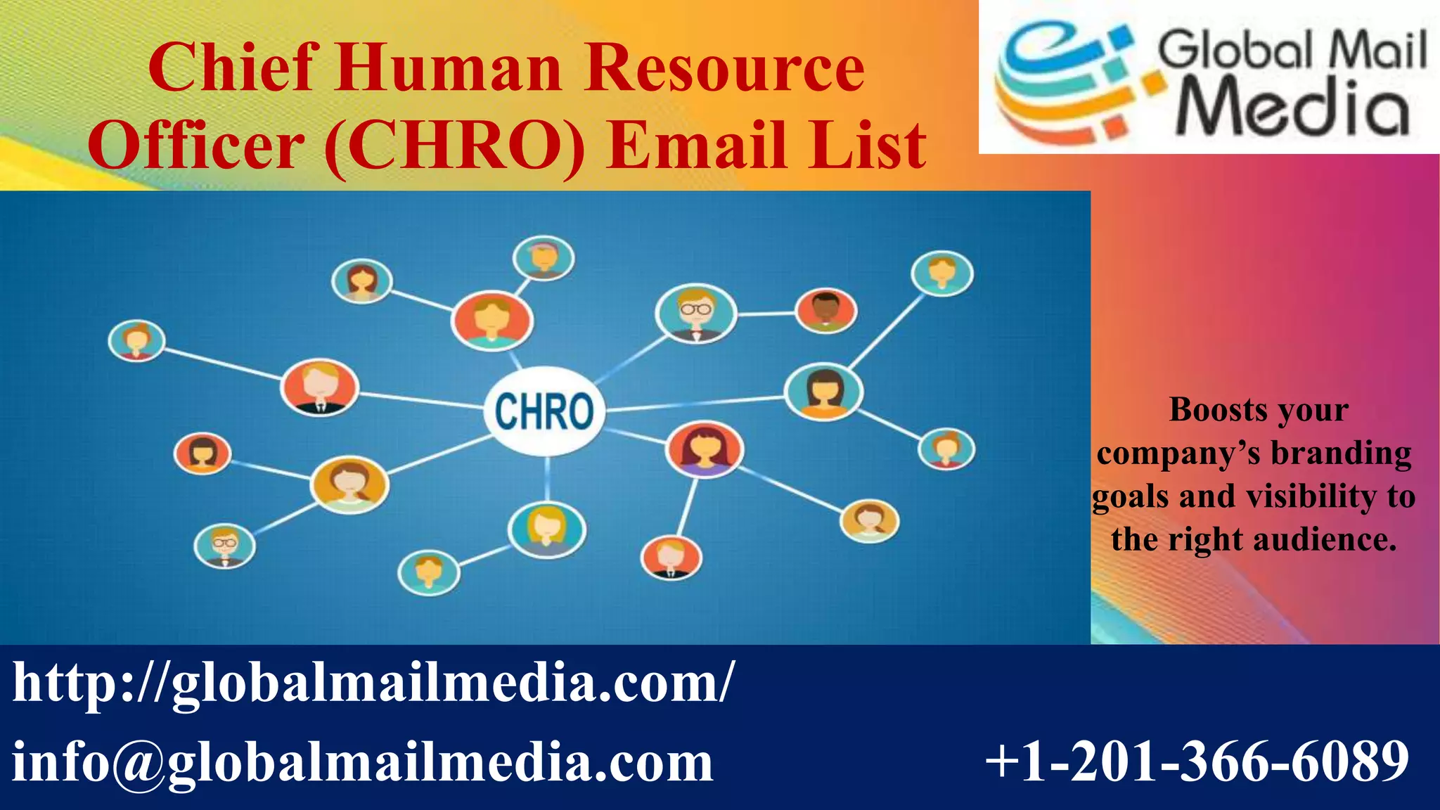 Chief human resource officer (chro) email list | PPTX